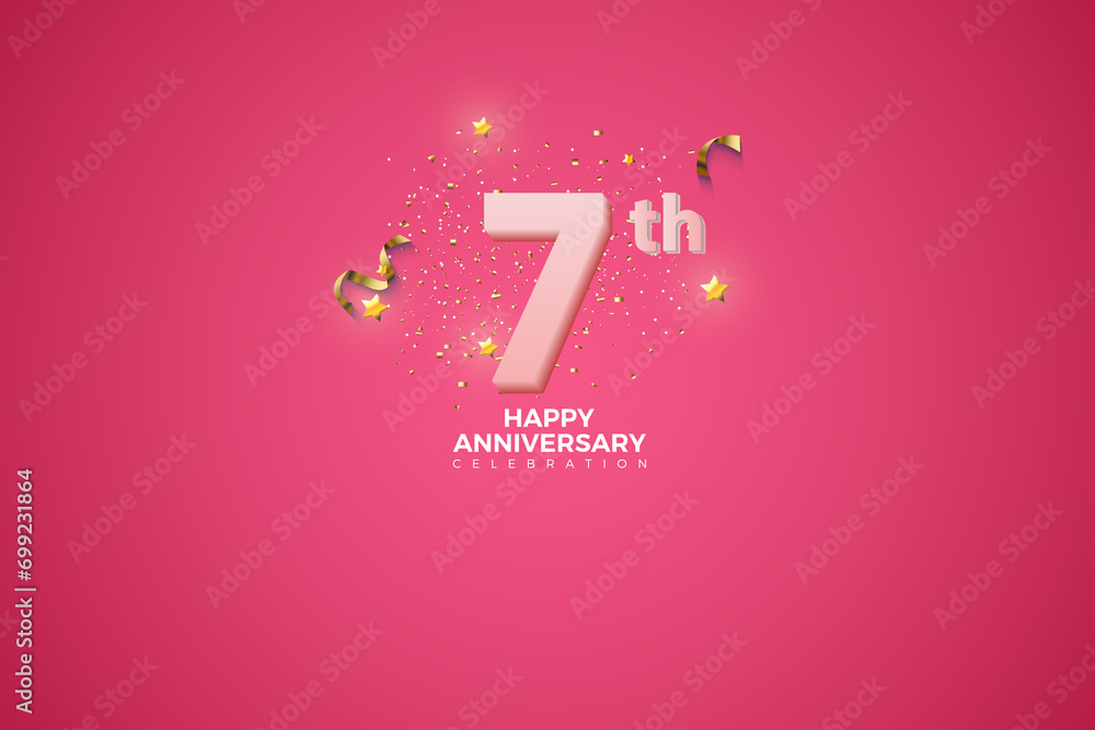 Seventh, 7th Anniversary celebration, 7 Anniversary celebration in Pink ...