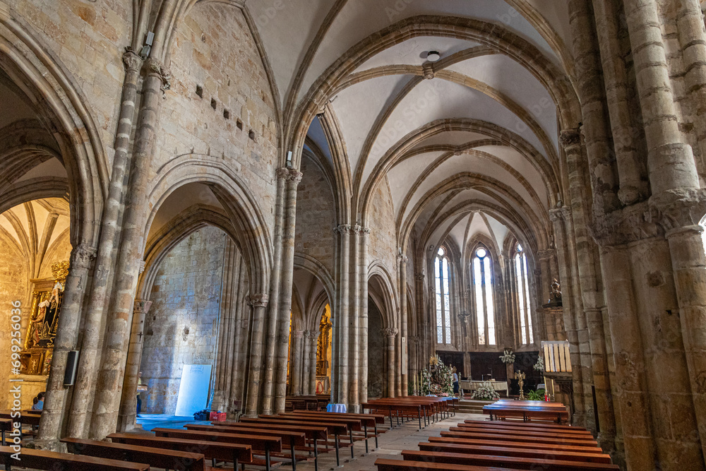 Laredo, Spain. Inside the Iglesia de Santa Maria de la Asuncion (Church ...