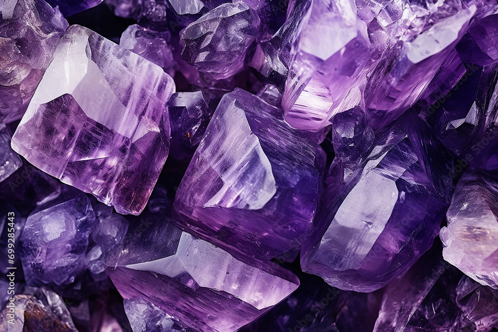 Natural Gems: Mineral Crystals Texture in Seamless Environment ...