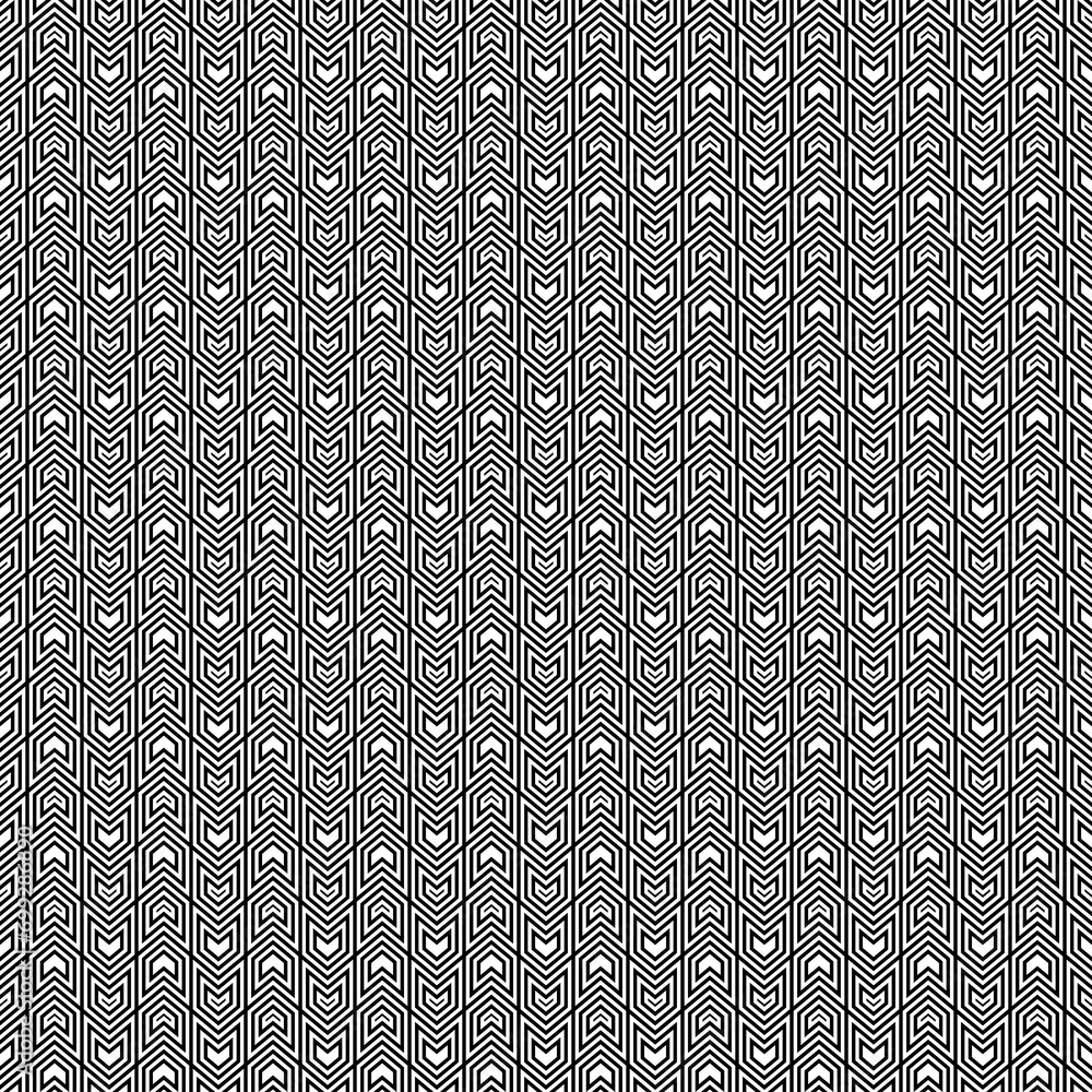 Polygons tessellation. Herringbone motif. Zigzag lines. Seamless ...
