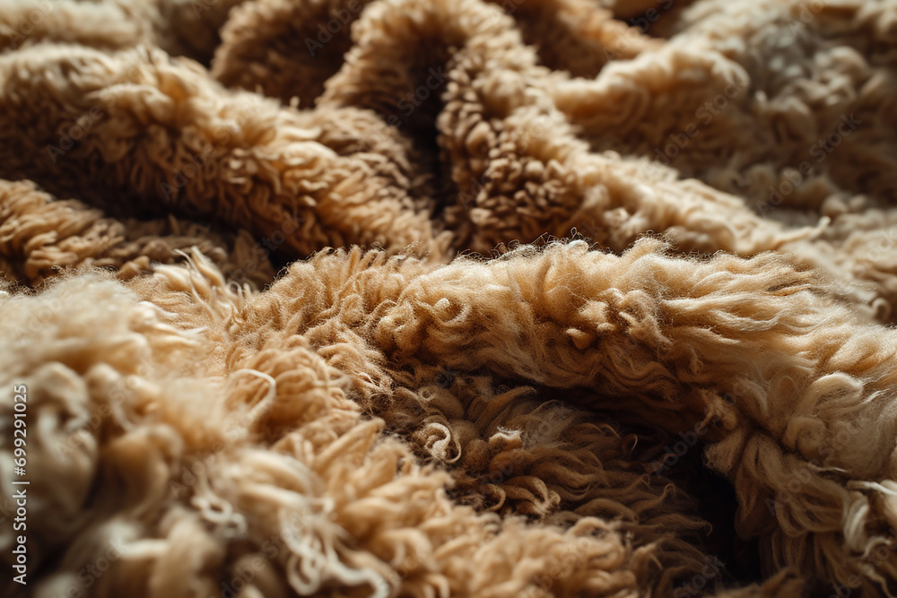 Wool Texture Fur Background: Warm Abstract Pattern of Soft and Fluffy ...