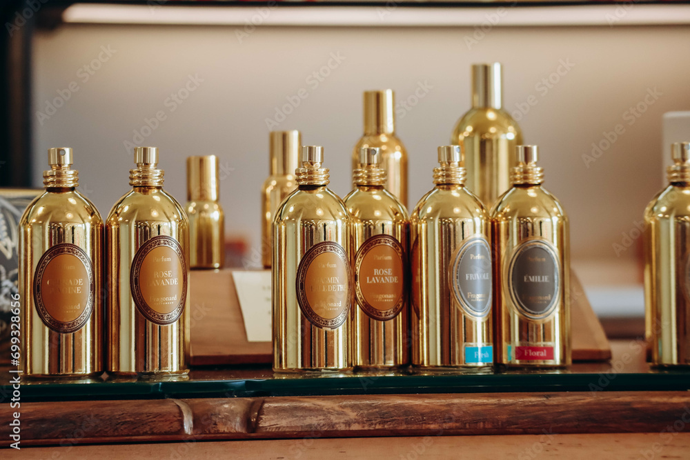 Eze sur Mer, France - November 26, 2023: Famous perfume Fragonard in ...