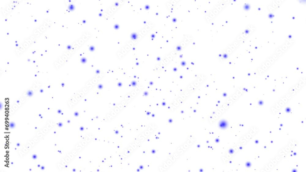 Particle light glow balls moving through space universe animation ...