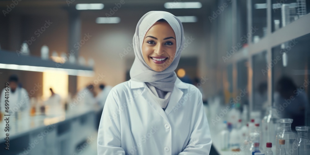 Arabic Female Research Scientist Occupation Employment Beautiful ...