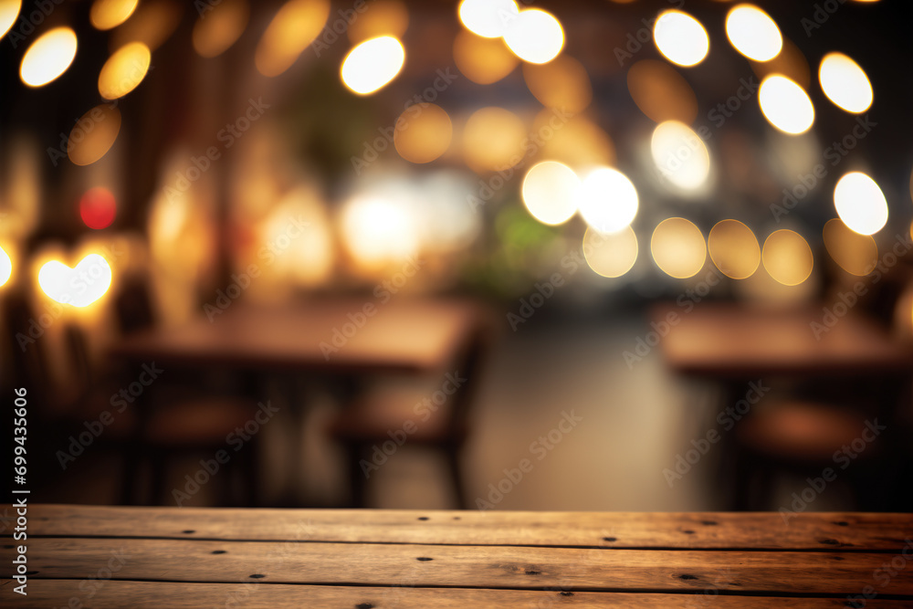 Empty wood table for product display in blur background of admirable ...