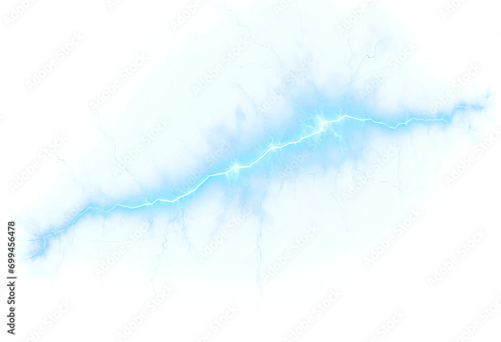 Glowing lightning bolt isolated on transparent background. PNG Stock ...