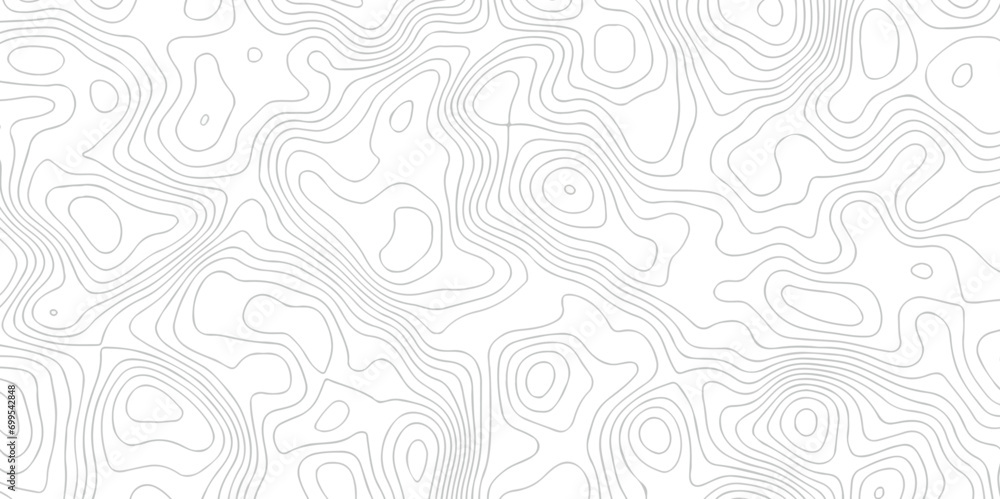 Abstract pattern with lines topographic map background. Topography and ...