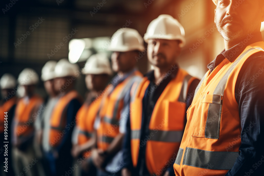 Generative AI picture of professional engineer worker wearing uniform ...