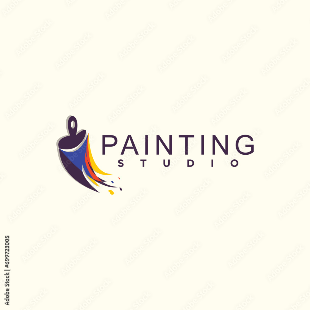 Painting logo ideas inspiration logo design template vector ...