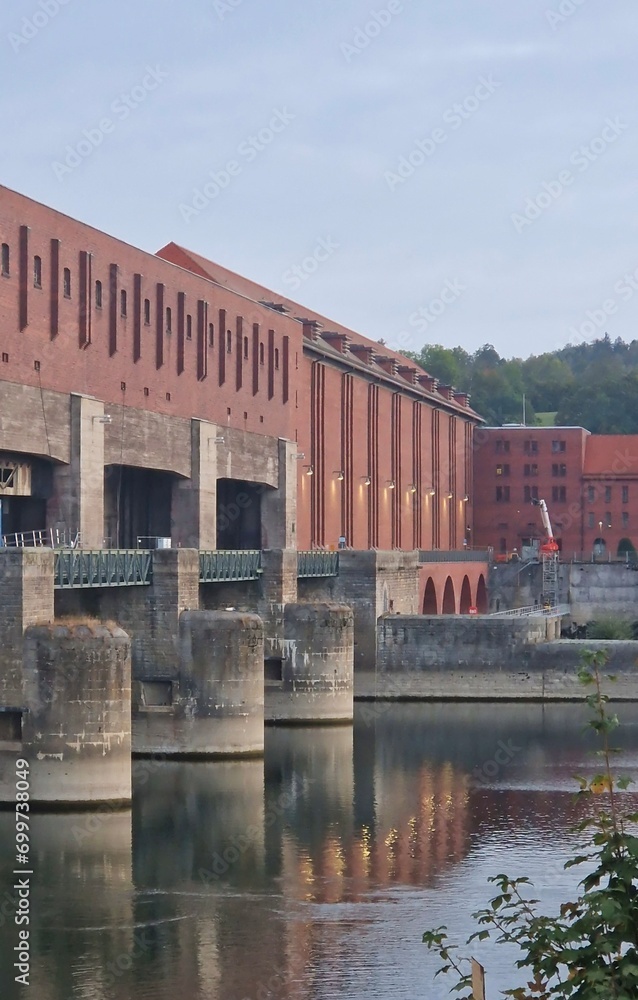 Passau, Germany September 2023.water chamber Lock on River Danube in ...
