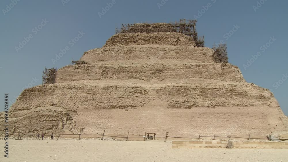 The pyramid of Djoser sometimes called the Step Pyramid of Djoser Stock ...