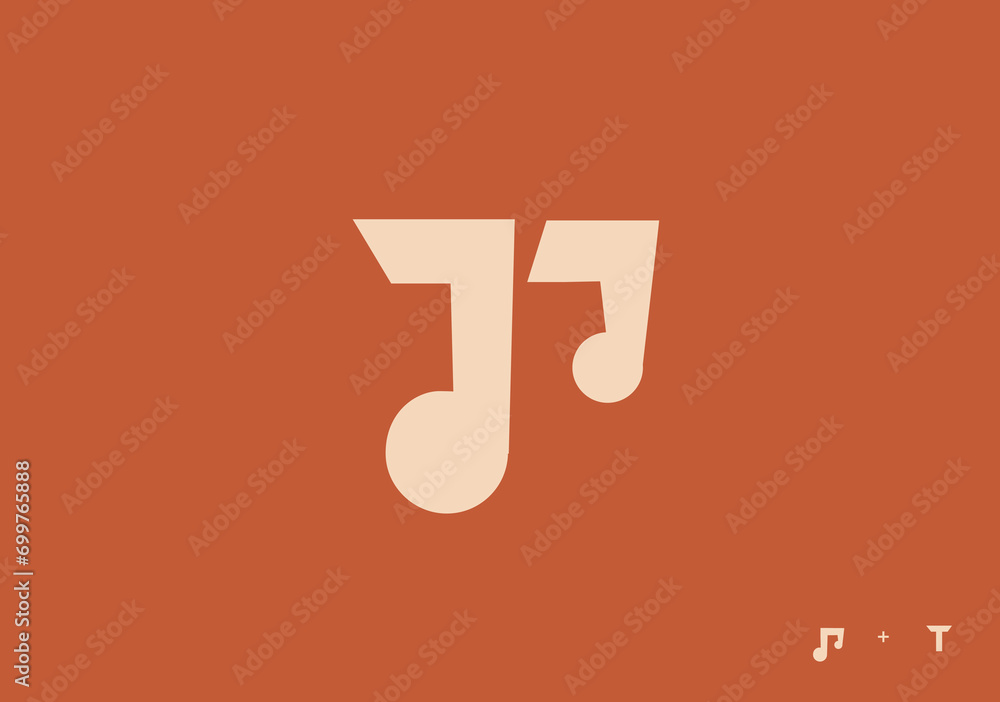 letter t+ music logo- music logo design ideas-music logo design ...