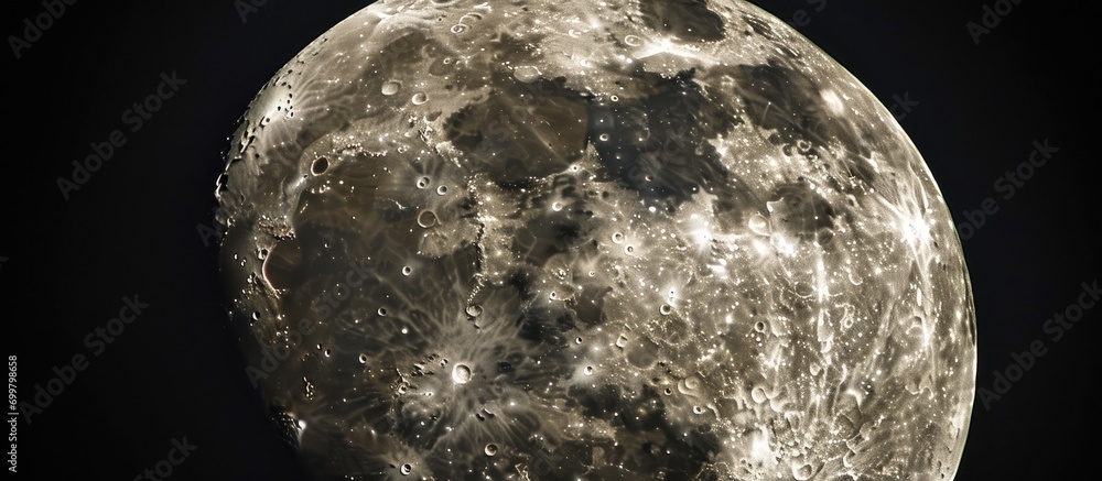 Full moon - the round, illuminated face of the Moon visible from Earth ...