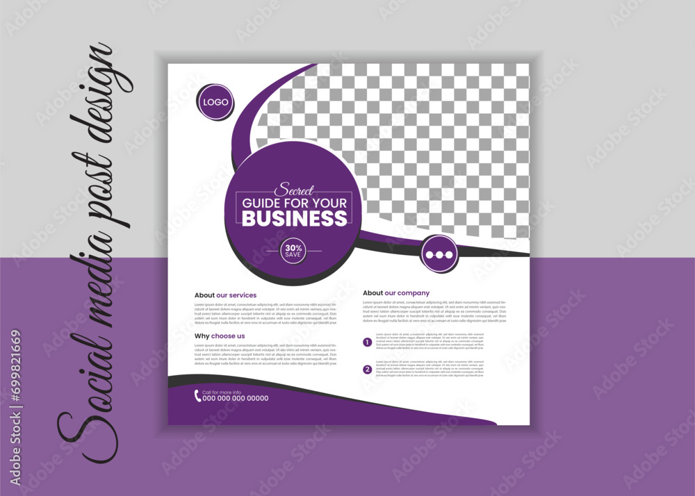 Business social media post Corporate social poster design. Template ...