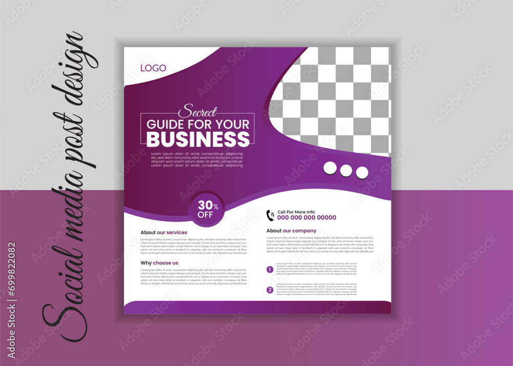 Business social media post Corporate social poster design. Template ...