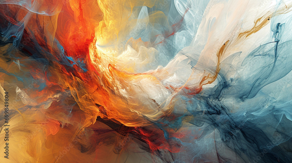 Dreamy Abstract Unraveling: An abstract depiction of dreams unraveling ...