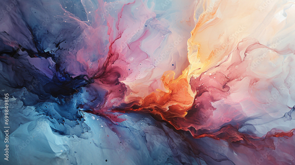 Dreamy Abstract Unraveling: An abstract depiction of dreams unraveling ...