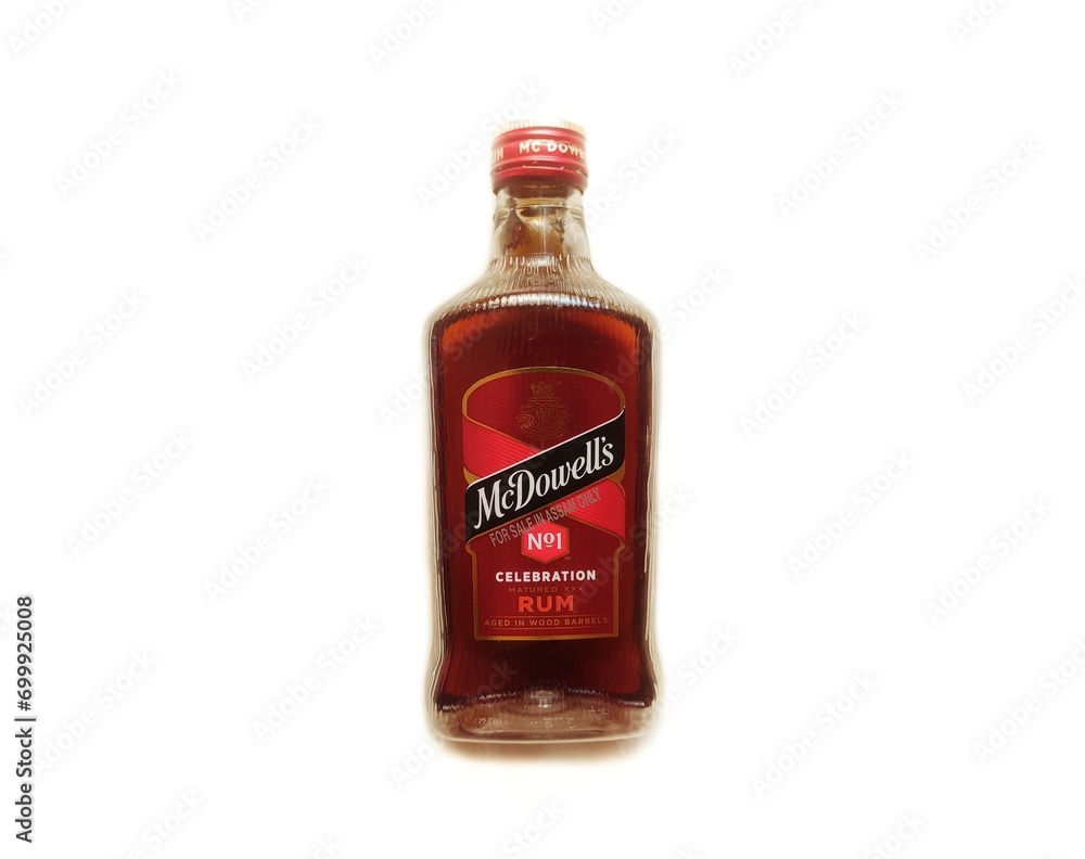 Guwahati, Assam, India - December 27, 2023 : Mc Dowells No.1 ...