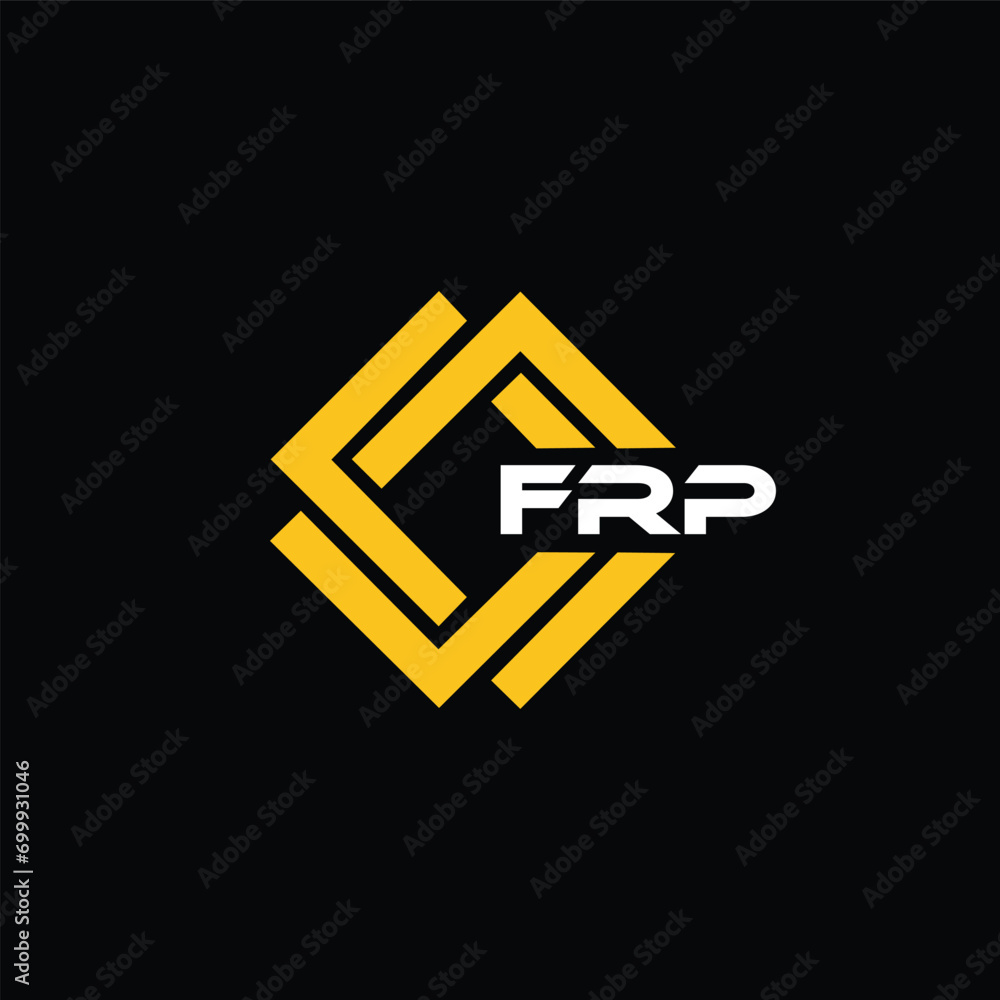 FRP letter design for logo and icon.FRP typography for technology ...