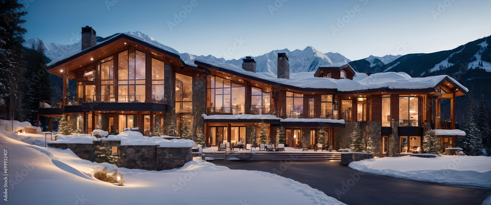 Luxury Mansion in Aspen, Colorado, Visualized Through Real Source ...