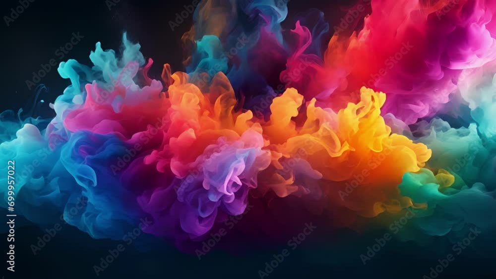 Experience a visual symphony of synesthesia, where sound and color ...