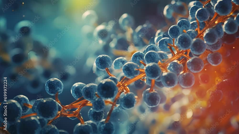 Magnified depiction of CRISPRCas9 molecules precisely ting out flawed ...