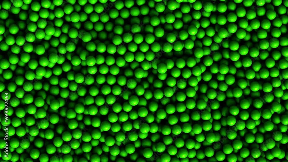 Vidéo Stock Mesmerizing calm abstract background with small green ...