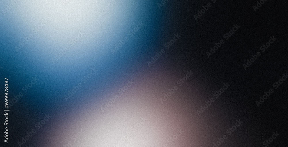 Dark blue gray grainy color gradient background glowing noise texture ...