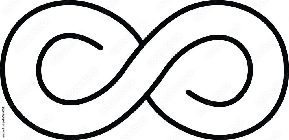 Infinity icon. Eternity, infinite, endless and forever loop symbol sign ...
