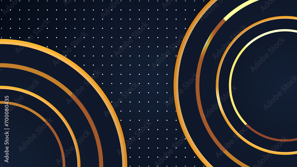 Premium luxury circles moving in and out background. Luxurious ...