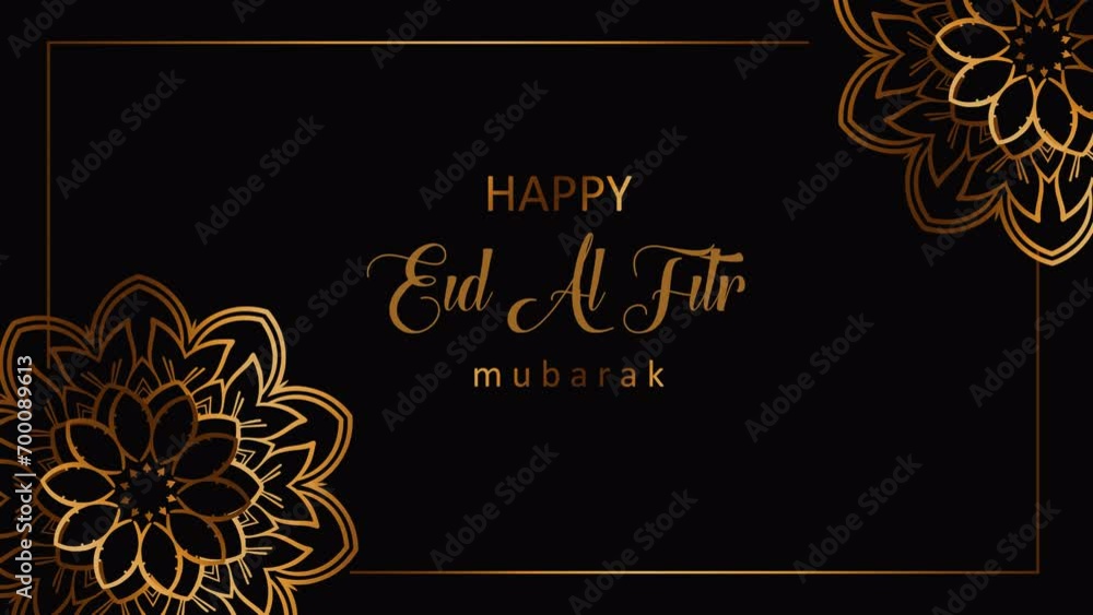 Happy eid al fitr Islamic animation. greeting ramadhan islamic, eid ...