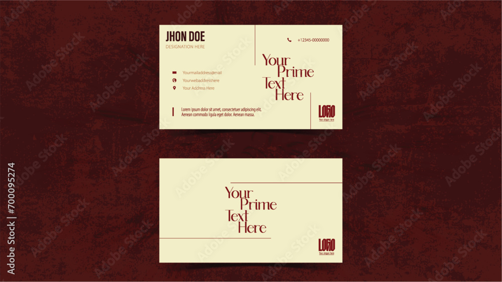 restaurant visiting card design which have fast and cool dining ...