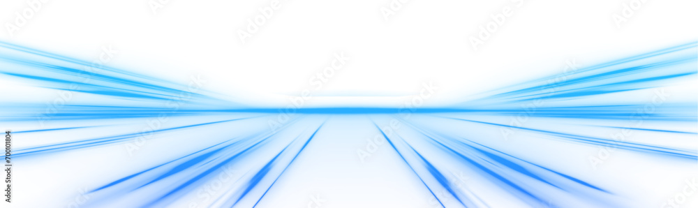 Digital image of light rays, striped lines on a blue light background ...