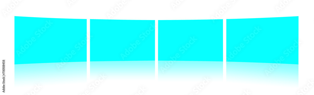 Cyan Insert report or screenshoot blank template for presentation ...