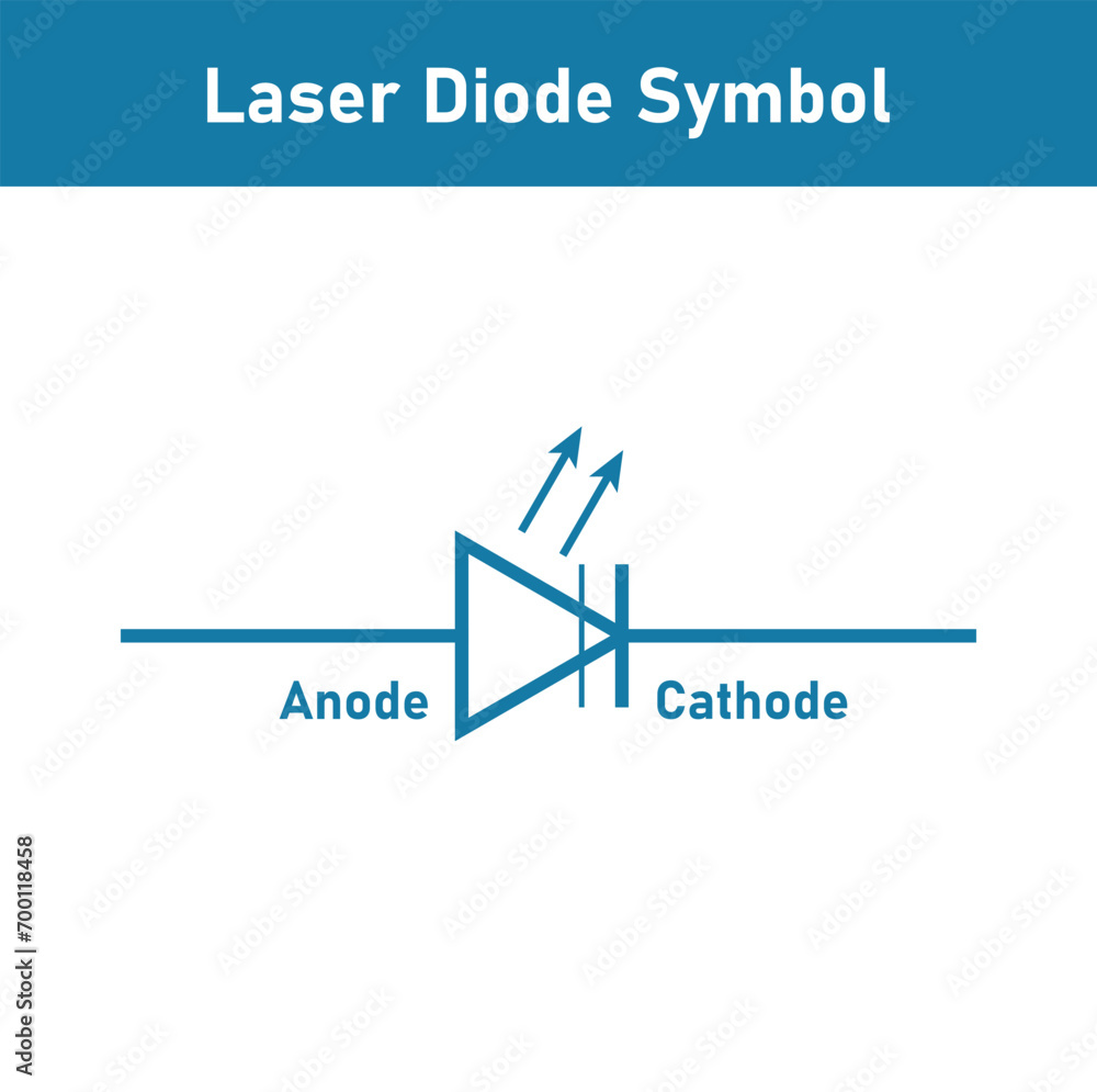 Laser diode symbol in electronic. Scientific resources for teachers and ...