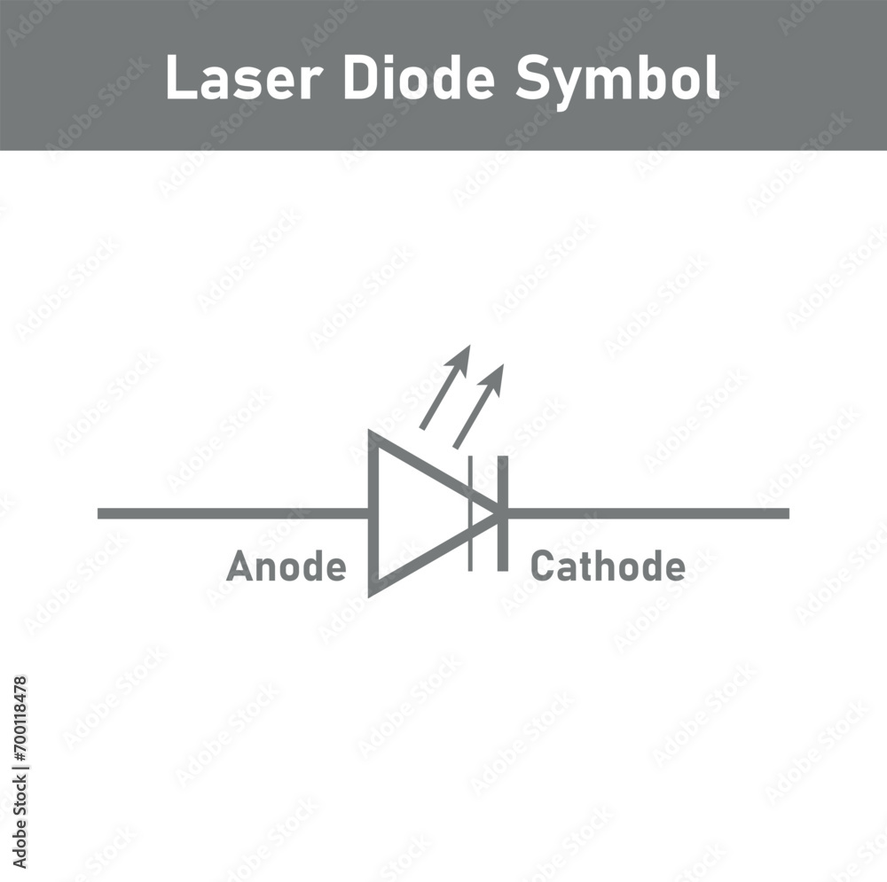 Laser diode symbol in electronic. Scientific resources for teachers and ...
