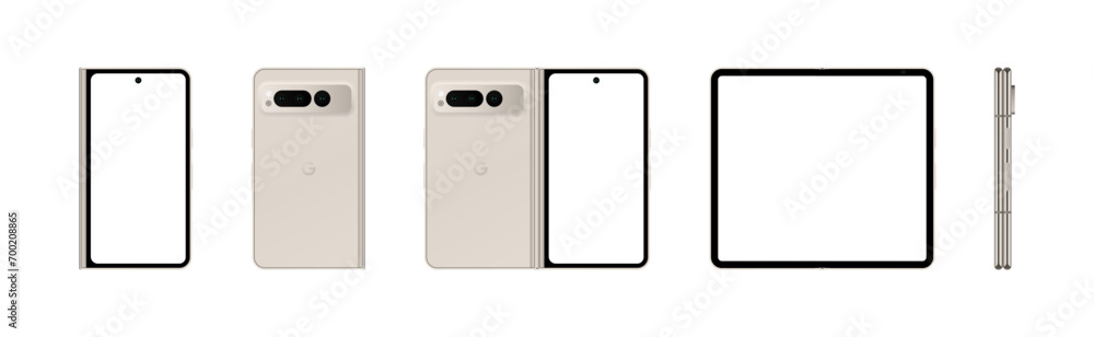 Google Pixel 8 Pro phone screen layout. Smartphone Dual Google Pixel 8 ...