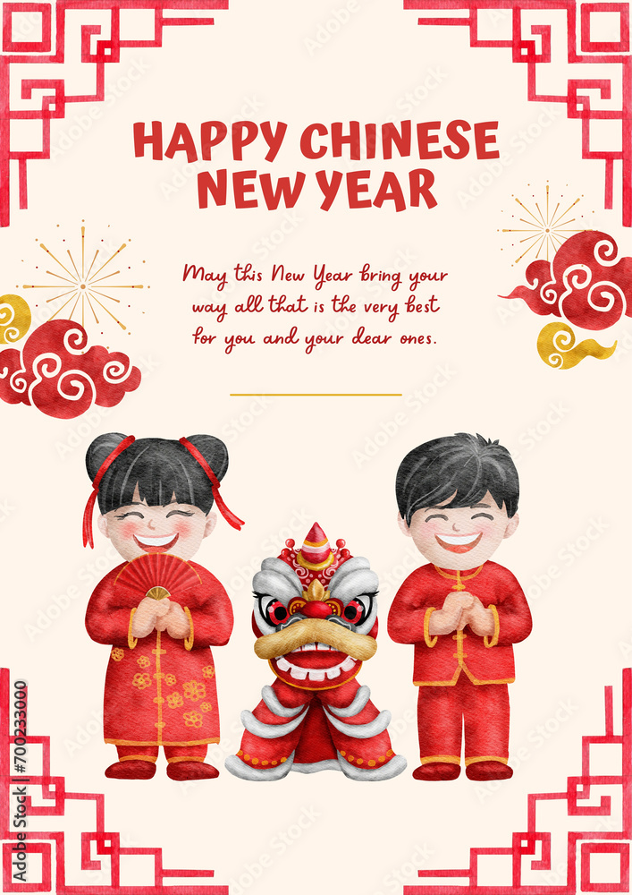 2024 Happy New Year, Background Design, Greeting Card, Banner, Poster ...