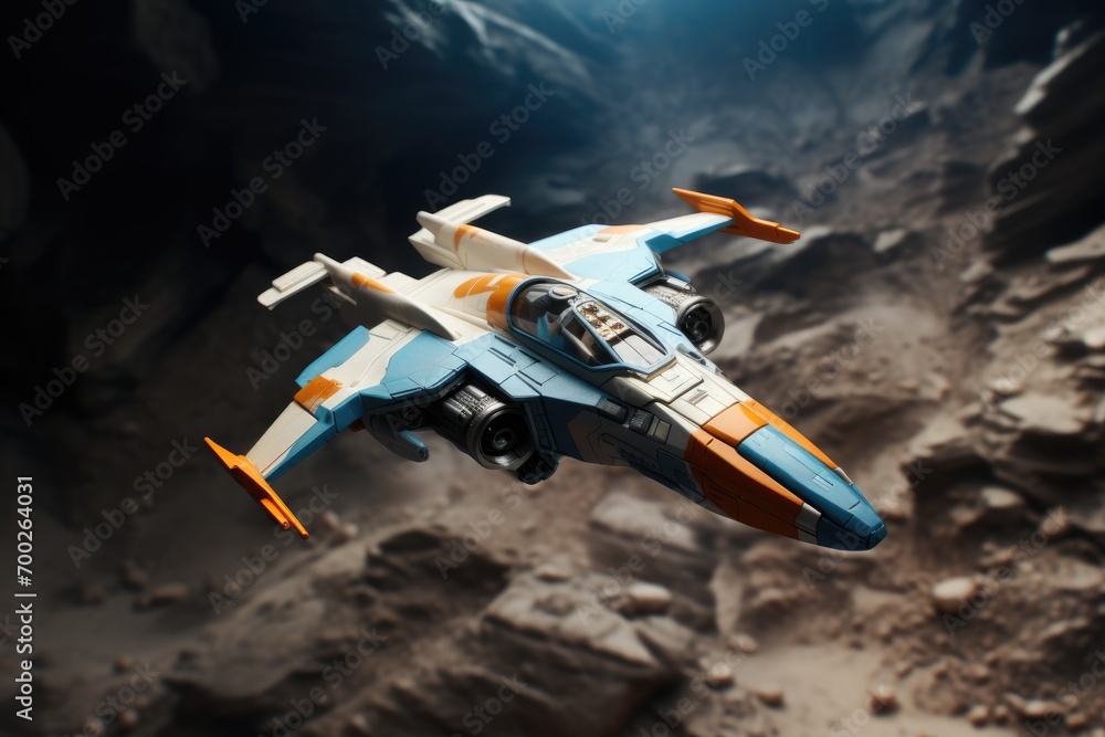 Foto de Galactic Intruders: Toy Space Attack Aircraft - Space concept ...