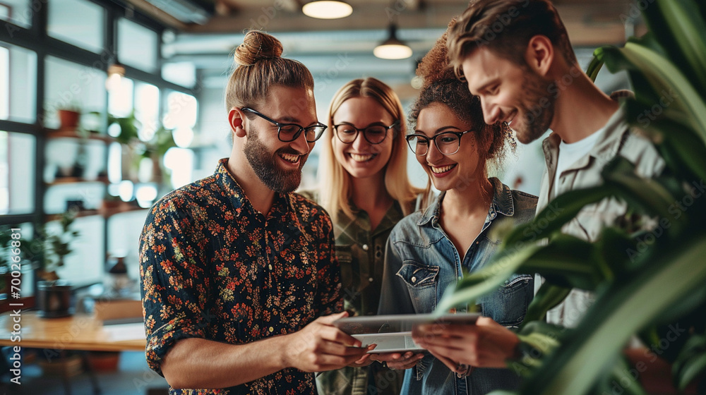 Friendly Business Cohesion: Team Building in Action - A Group Photo ...