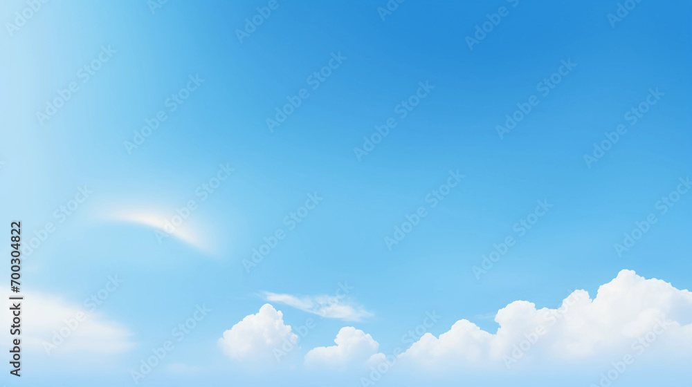 Simple sky gradient background, moon in the sky during the day, sunny ...