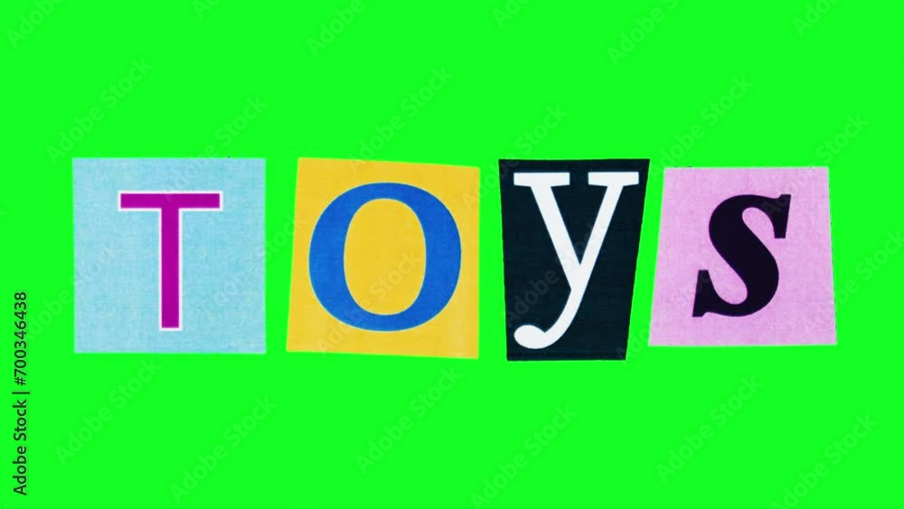 Template banner for advertising toys filmed in cartoon style animation ...