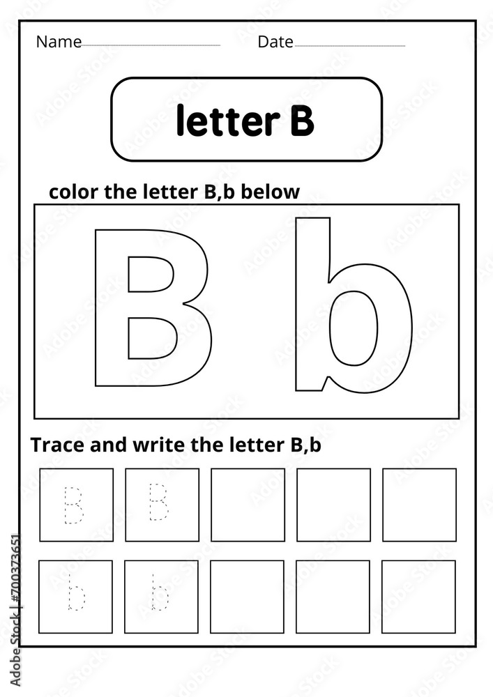 Tracing letter b worksheets - trace letter b worksheets preschool ...