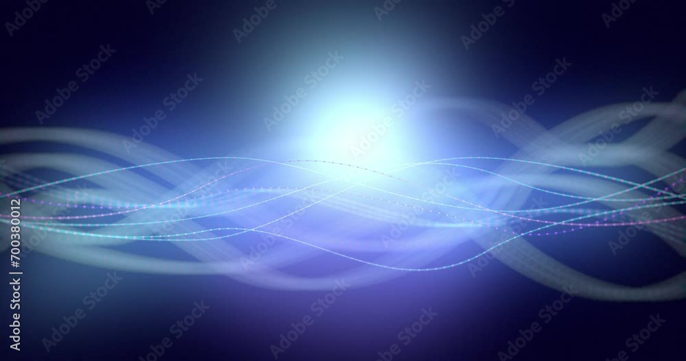 Cinematic Background Loop with sun flare. Abstract loop background with ...