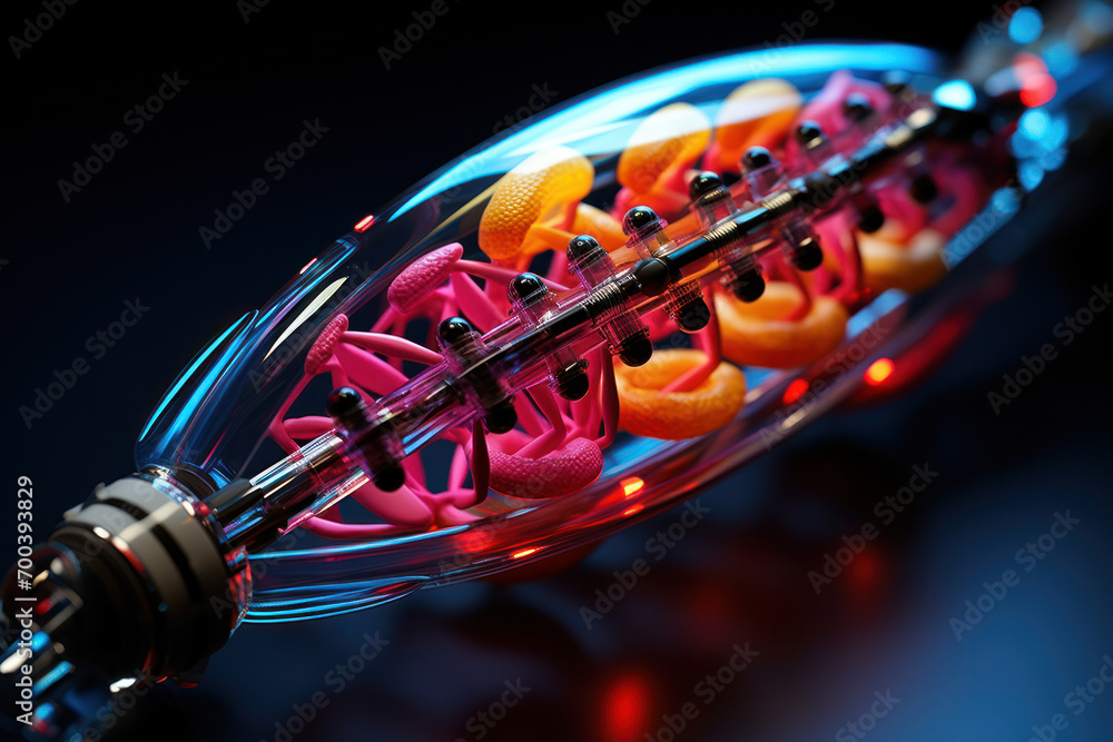 An animated depiction of the CRISPR-Cas9 gene-editing tool ...