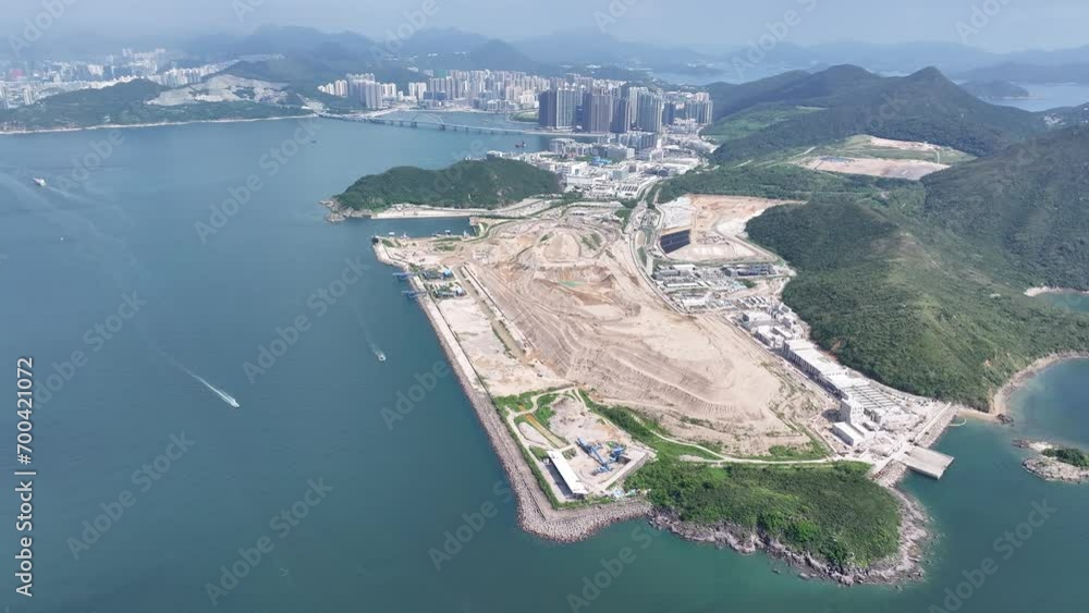Tseung Kwan O Land construction development site for future residential ...