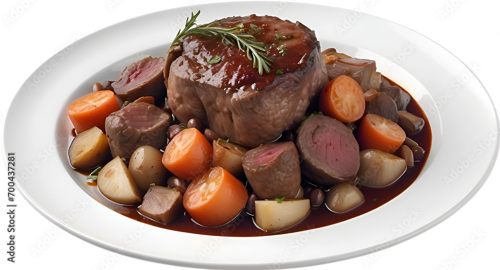 Image of a delicious-looking Boeuf Bourguignon, one of the most popular ...