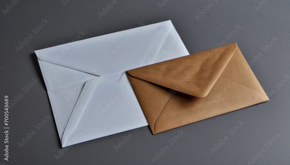 a close up of an envelope and a piece of paper next to each other on a ...