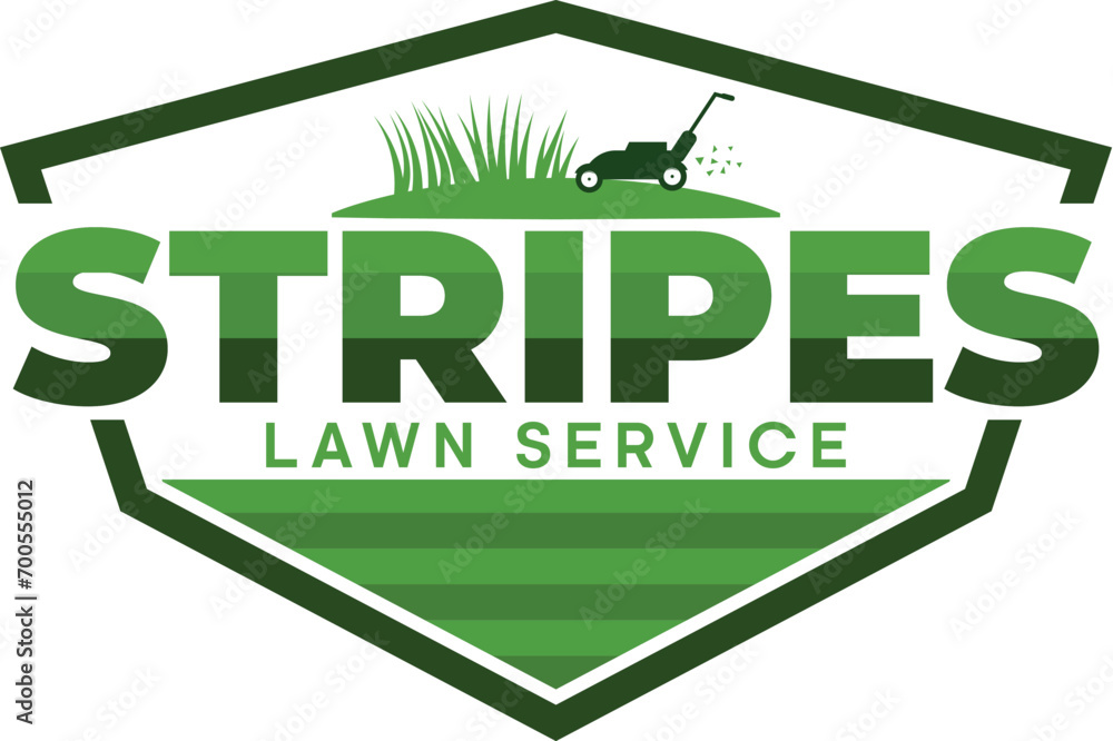 Lawn care logo design, lawn mower - lawn care and service isolated logo ...