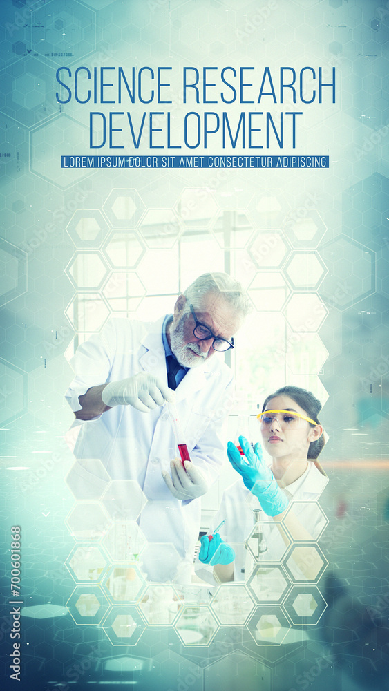 Science Research Development Opener Stock Template | Adobe Stock